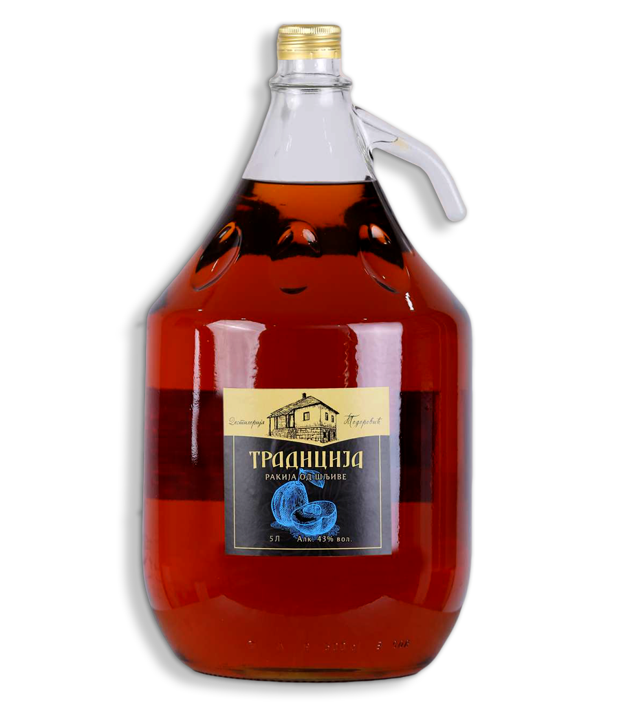 Tradicija rakija sljiva - 5L - Destilerija Todorovic